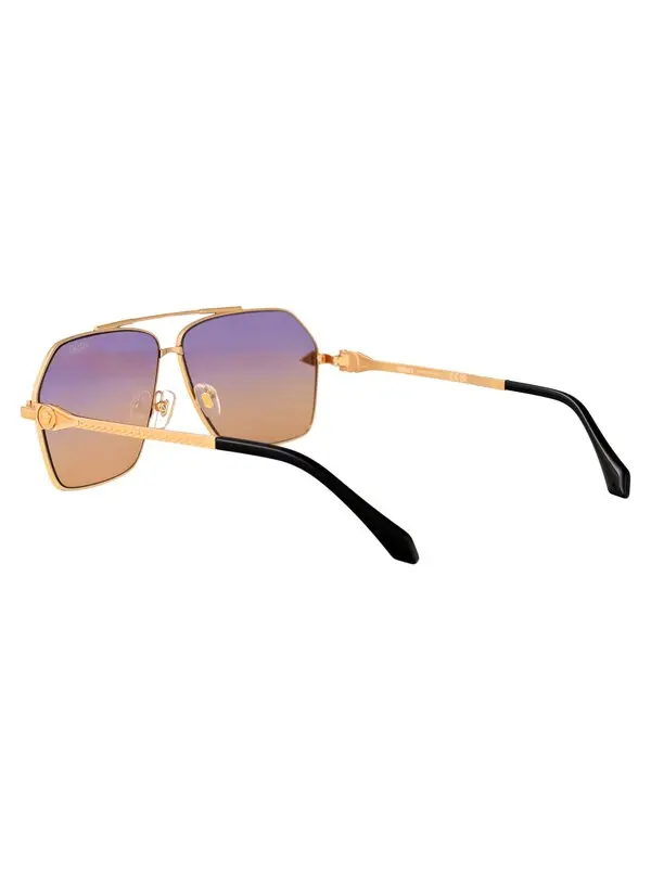Versace Geometric-frame Sunglasses - Nude