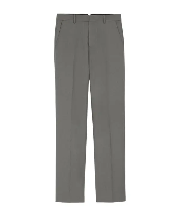 Ami Straight Leg Trousers - Carbon