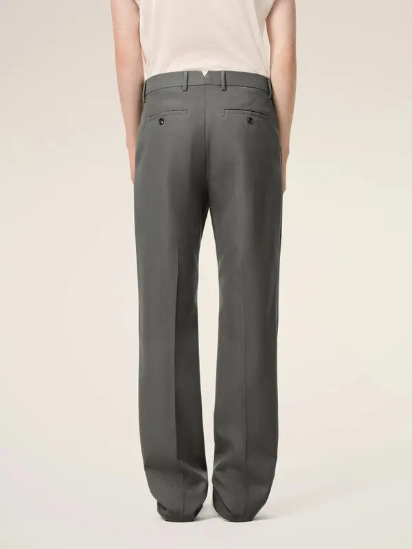 Ami Straight Leg Trousers - Carbon