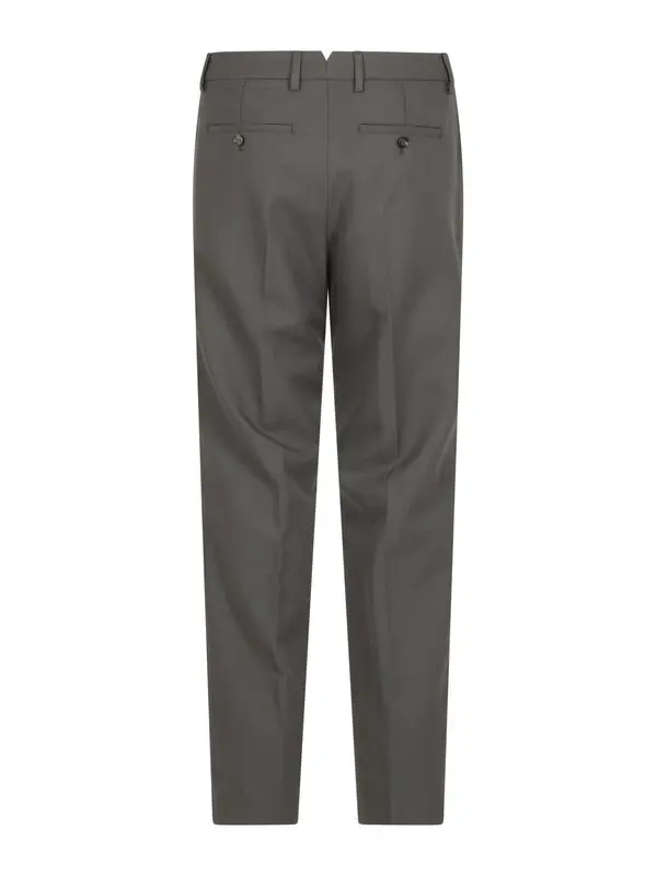 AMI Paris Straight Leg Trousers - Carbon