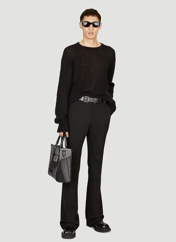 Dolce & Gabbana Pressed-crease Flared Pants