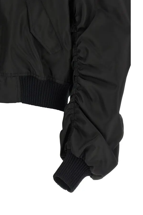 Rick Owens Flight Bomber Jacket - Black