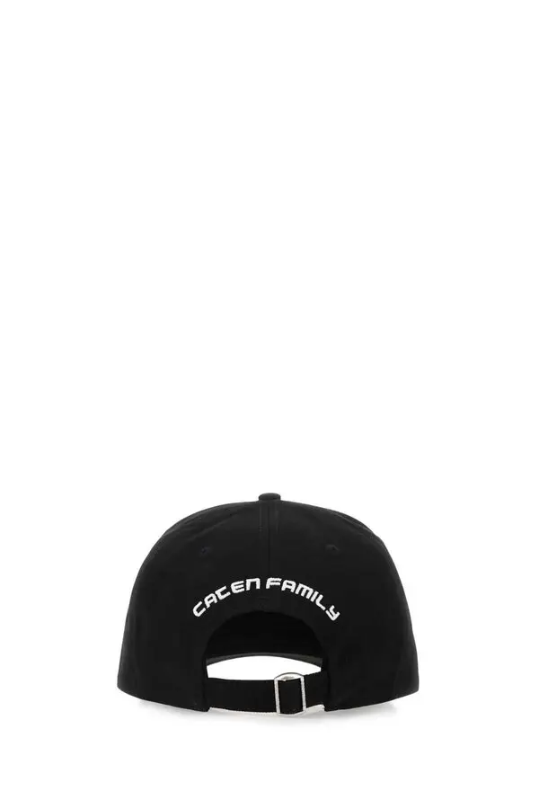 Dsquared2 Distressed Baseball Cap With Logo Detail - Black
