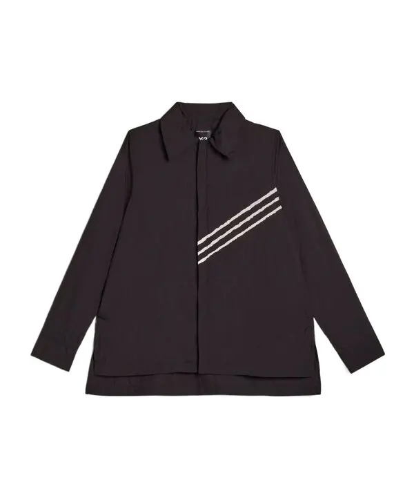 Y3 3-stripes" Detailed Overshirt