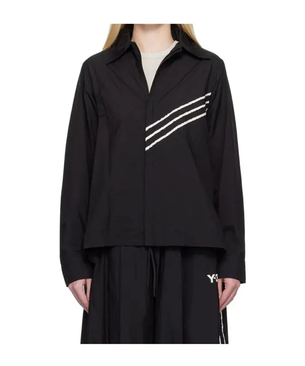 Y3 3-stripes" Detailed Overshirt