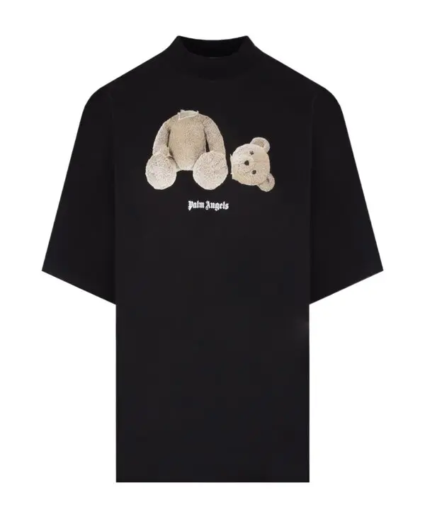 Palm Angels Logo Print Short Sleeve T-shirt
