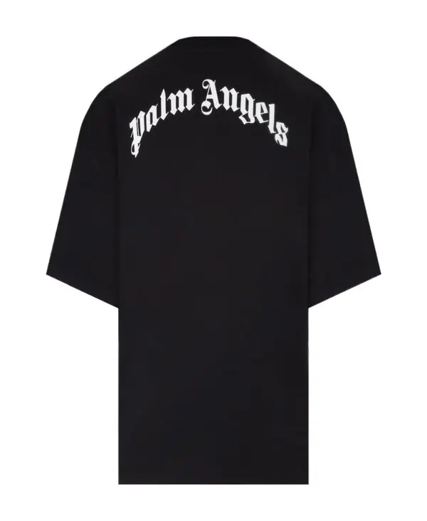 Palm Angels Logo Print Short Sleeve T-shirt