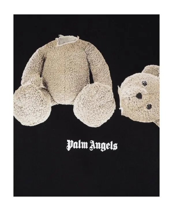 Palm Angels Logo Print Short Sleeve T-shirt