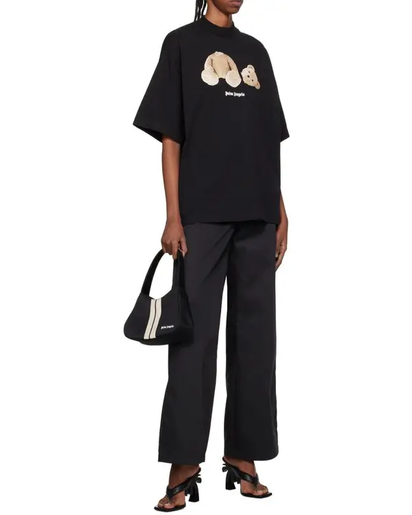 Palm Angels Logo Print Short Sleeve T-shirt