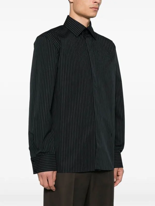 Saint Laurent Cassandre Striped Shirt