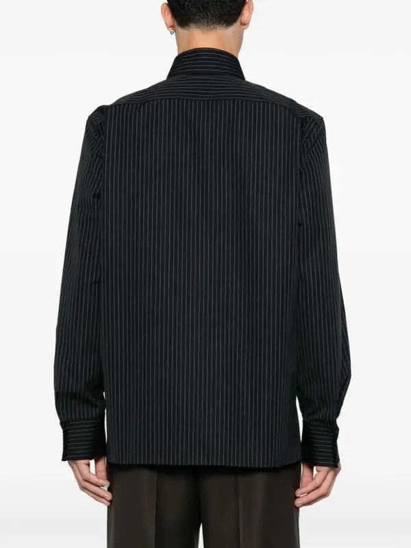 Saint Laurent Cassandre Striped Shirt