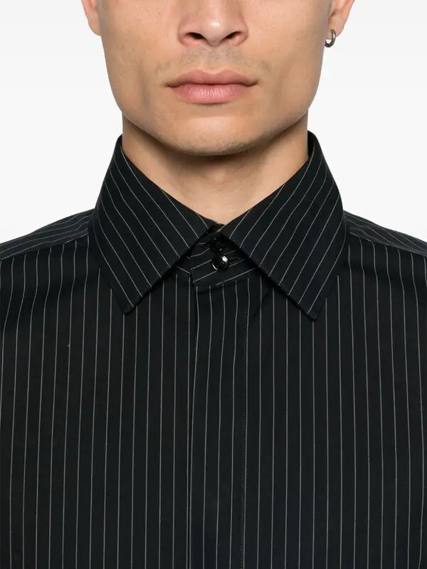 Saint Laurent Cassandre Striped Shirt