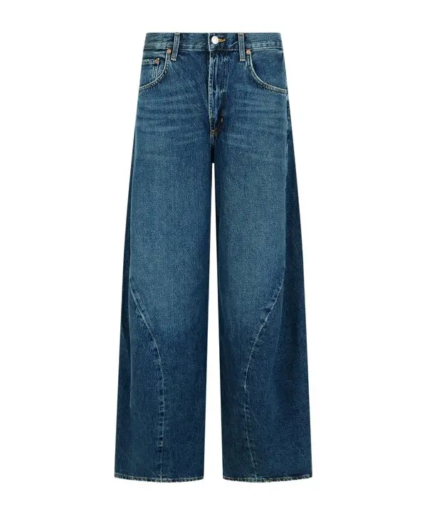 AGOLDE High Waisted Straight-leg Jeans - Blue