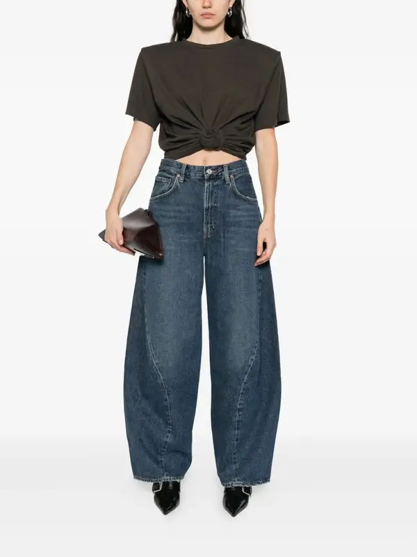 AGOLDE High Waisted Straight-leg Jeans - Blue