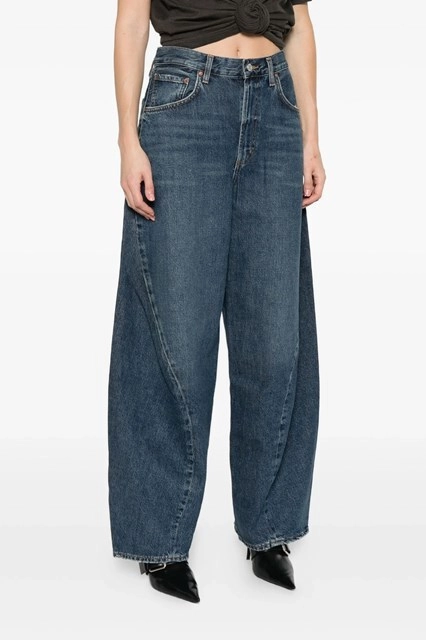 AGOLDE High Waisted Straight-leg Jeans - Blue