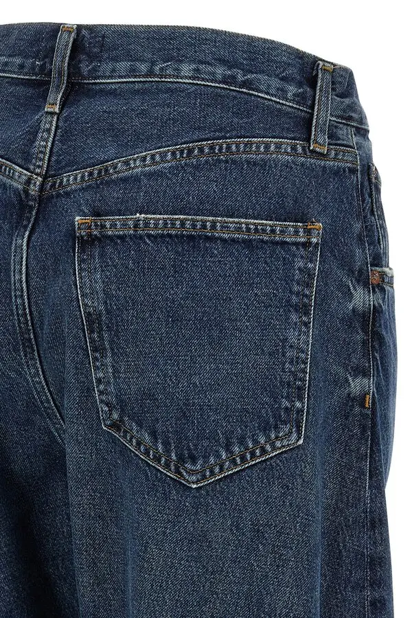 AGOLDE High Waisted Straight-leg Jeans - Blue