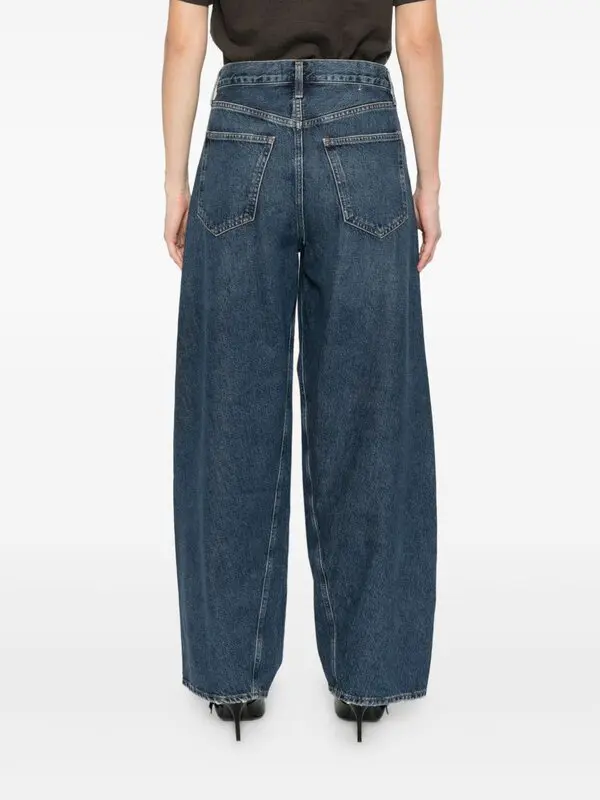 AGOLDE High Waisted Straight-leg Jeans - Blue