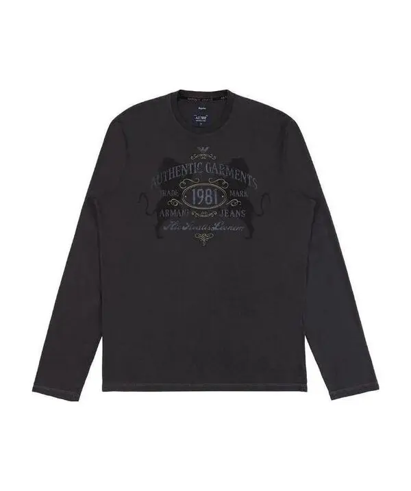 Emporio Armani Logo Long-sleeved T-shirt