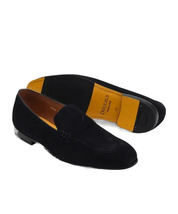 DOUCAL'S Penny Loafers - Blue