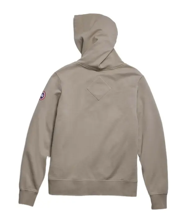 Canada Goose Huron Logo-patch Drawstring Hoodie - Limestone