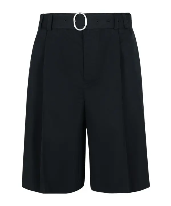 JIL SANDER Belted Knee-length Bermuda Shorts