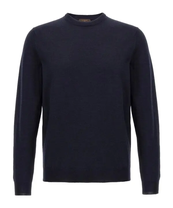 ZANONE Flexwool Crew Neck Knitwear - Blue