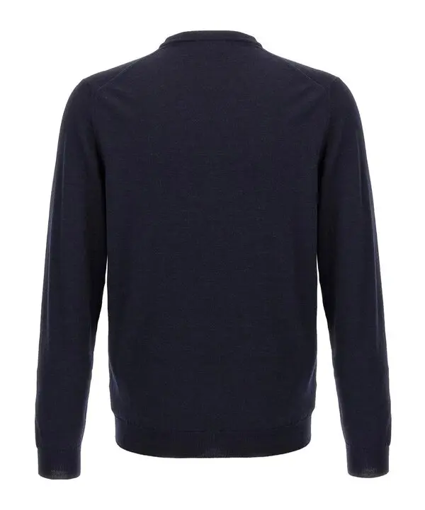 ZANONE Crewneck Long-sleeved Jumper - Blue