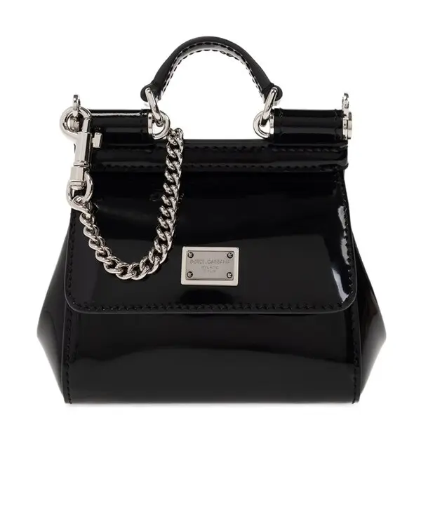 Dolce & Gabbana X Kim Logo-plaque Foldover Top Mini Bag