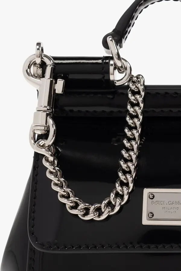 Dolce & Gabbana X Kim Logo-plaque Foldover Top Mini Bag