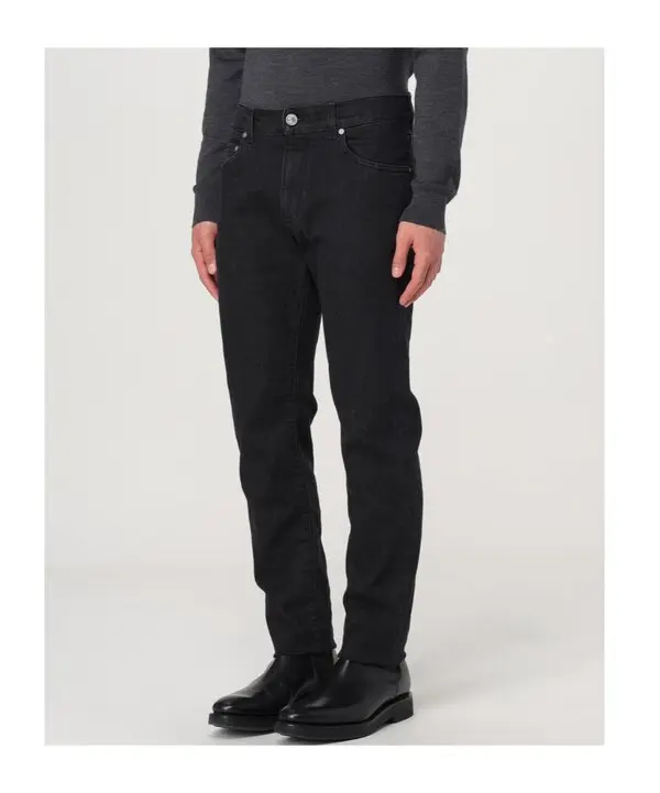 Etro Slim-cut Jeans With Logo Patch
