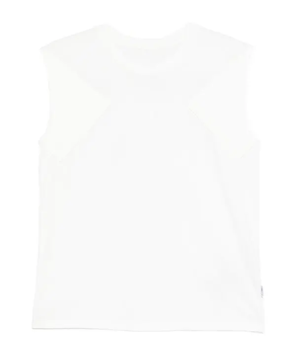 MAISON MARGIELA Crewneck Sleeveless Vest - White