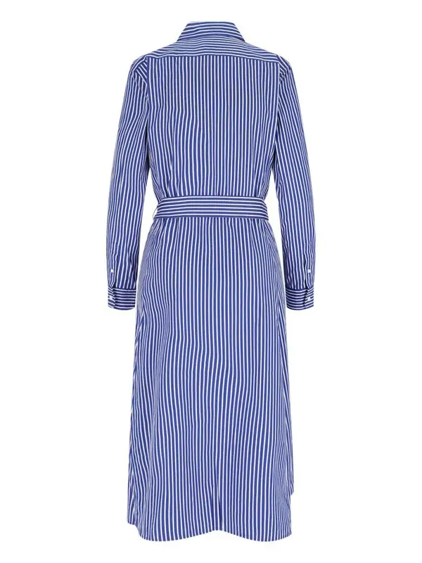 Polo Ralph Lauren Striped Belted Shirt Dress