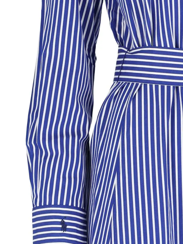 Polo Ralph Lauren Striped Belted Shirt Dress