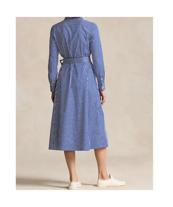 Polo Ralph Lauren Striped Belted Shirt Dress