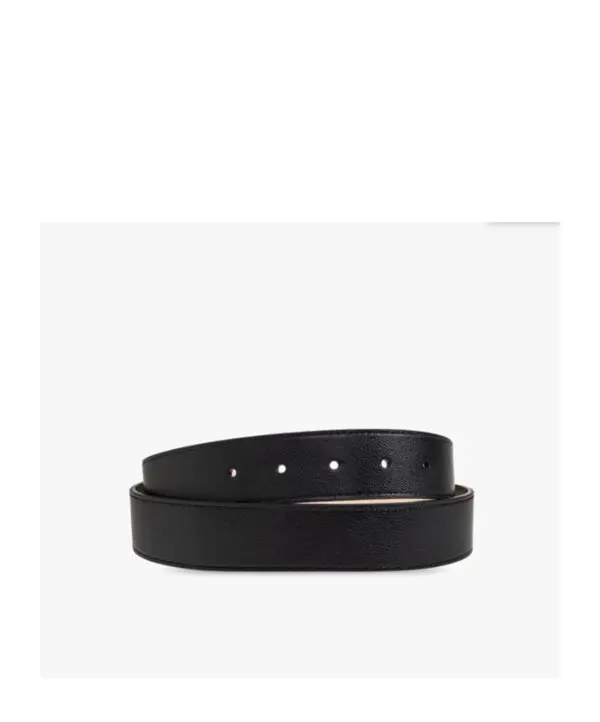 Bally Rectangular Buckle Leather Belt