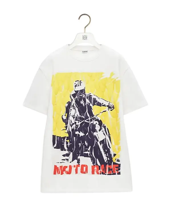 Loewe Relaxed Fit T-shirt In Cotton Blend - Multi-color