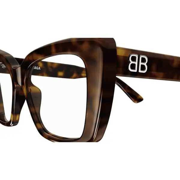 Balenciaga Oversized Square Glasses - Black