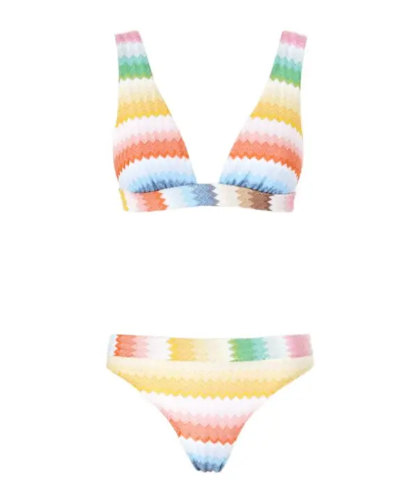 Missoni Chevron Bikini Set - Multi-color
