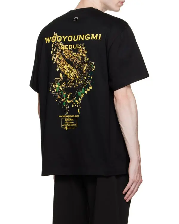 WOOYOUNGMI Graphic-print Cotton T-shirt