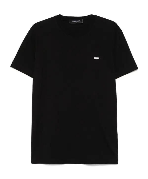 Dsquared2 Logo-plaque T-shirt - Black