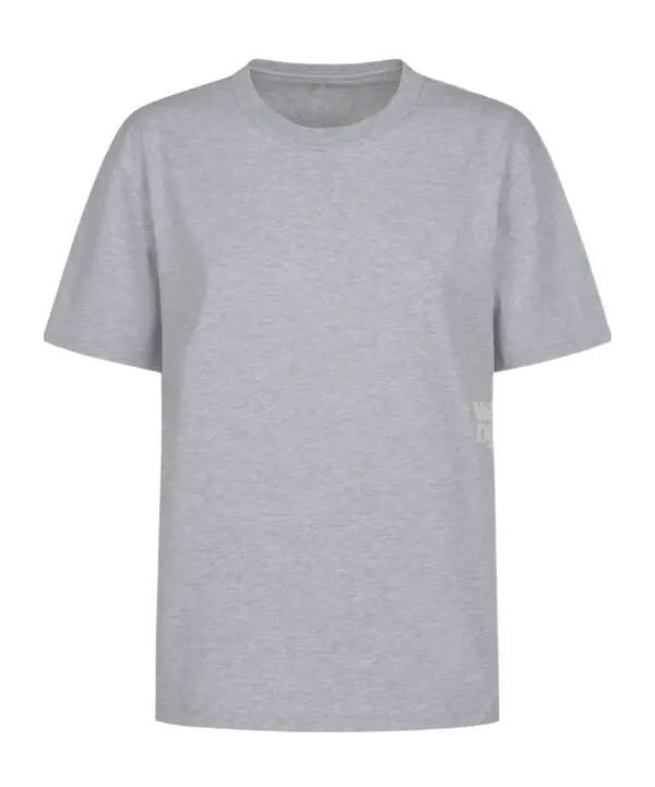 Alexander Wang Puff Logo Jersey T-shirt - Heather Ash