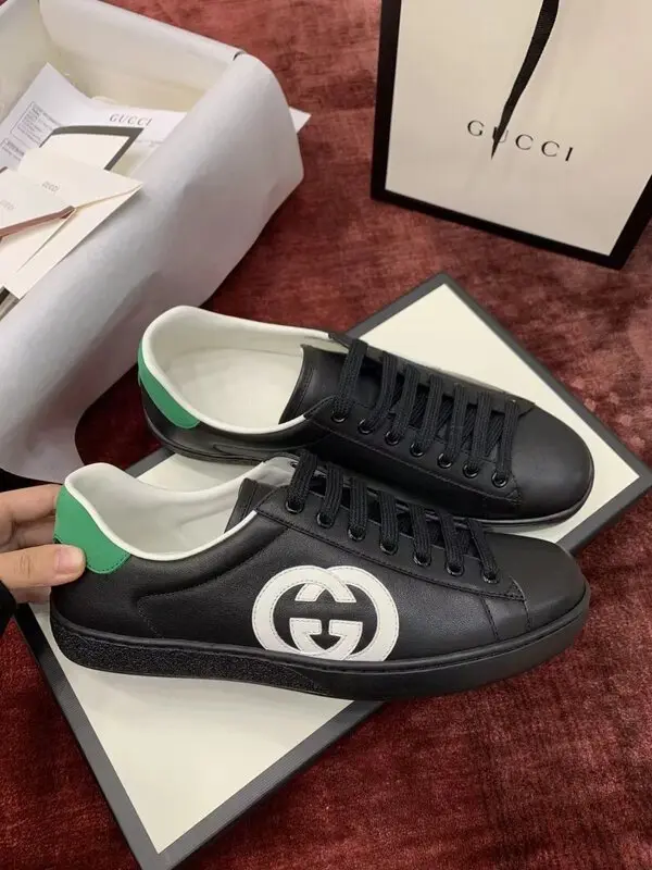 Gucci Gg Casual Sneakers - Black