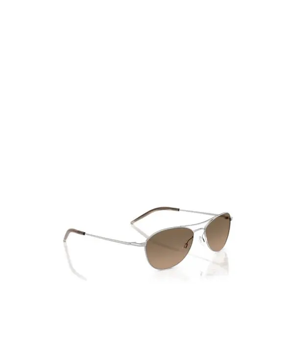 Oliver Spencer Aero Ii Pilot Frame Sunglasses - Brown