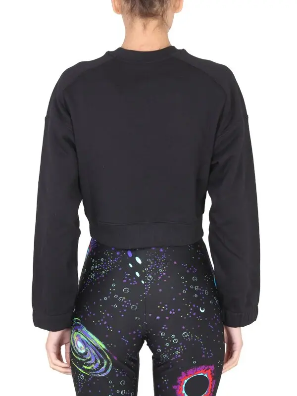 MSGM Cropped Logo Sweatshirt