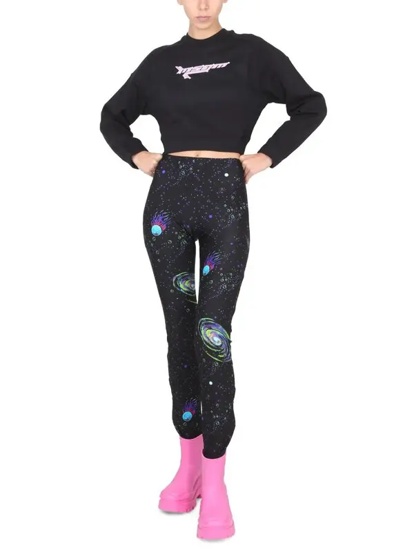 MSGM Cropped Logo Sweatshirt