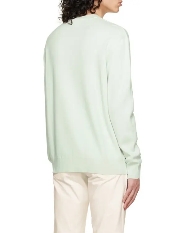 Maison Kitsuné Fox Head Intarsia Knit Jumper - Gray