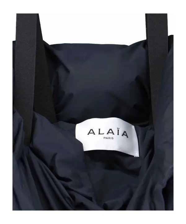 Alaïa Padded Down Jacket With High Neck