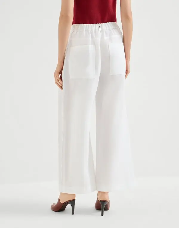 Brunello Cucinelli Pleated Wide-leg Trousers