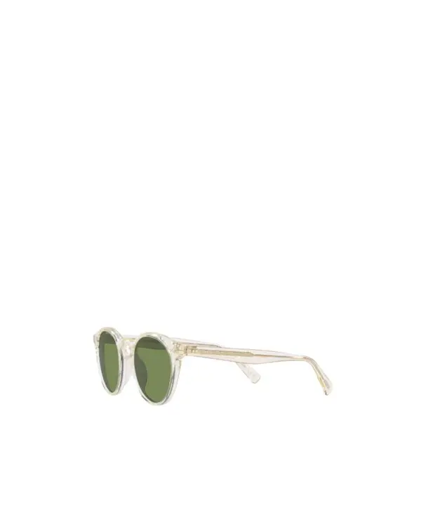 Oliver Spencer Romare Round-frame Sunglasses - Green