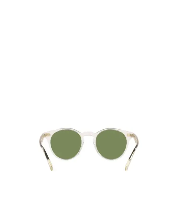 Oliver Spencer Romare Round-frame Sunglasses - Green